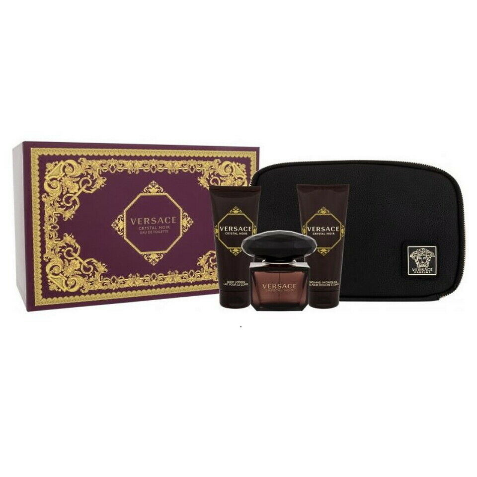 Versace Crystal Noir 4Pc Gift Set Standard by Gianni Versace for Women ...