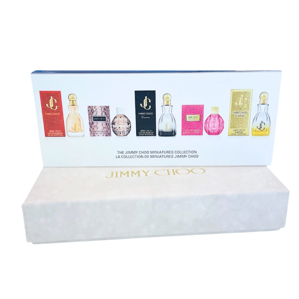 Jimmy Choo 5pc Miniature Collection ( .15oz I Want Choo + .15oz Jimmy ...