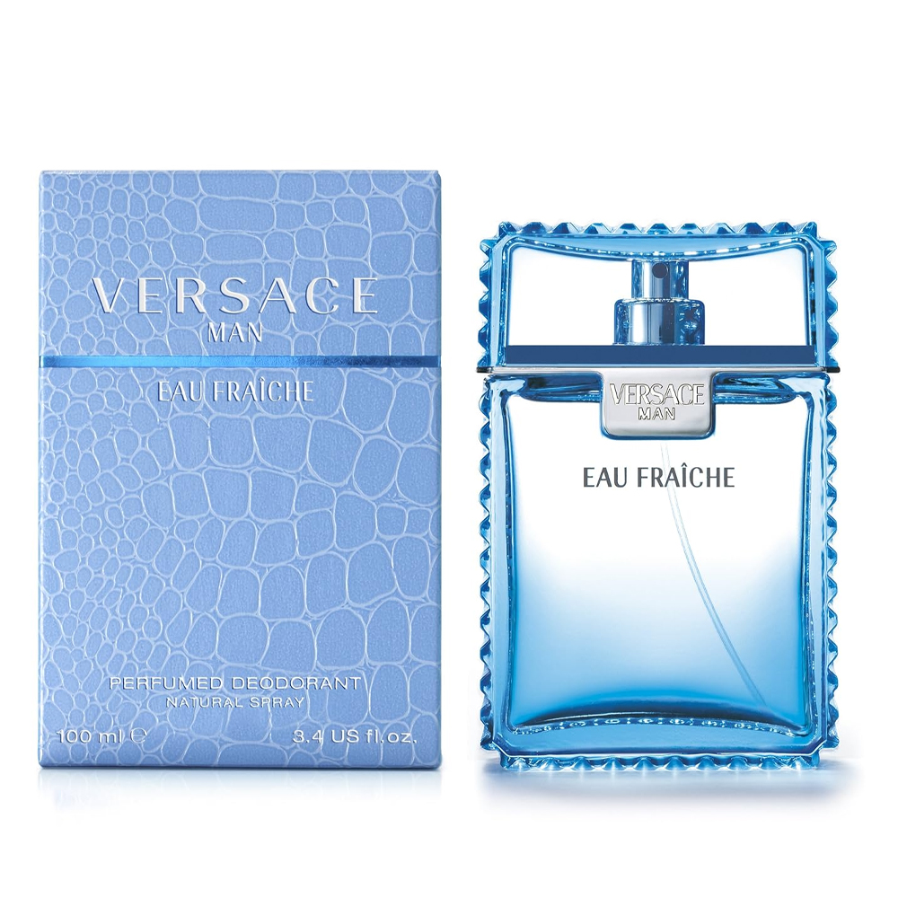 VERSACE EAU FRAICHE 3.4oz PERFUMED DEODORANT SPRAY for MEN